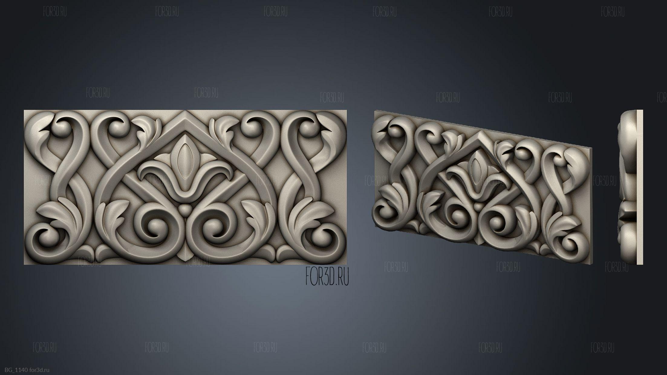 Baguette | 3d stl model for CNC
