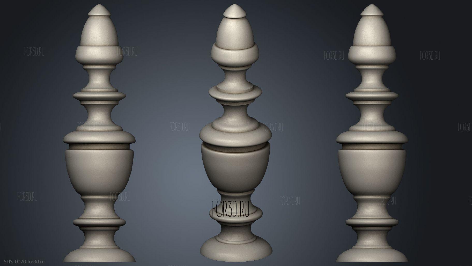 The cone is chiseled | 3d stl model for CNC