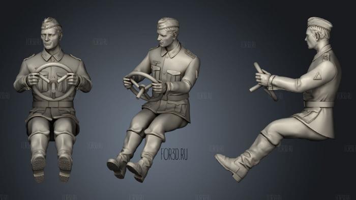 German drivers 3 | 3d stl model for CNC